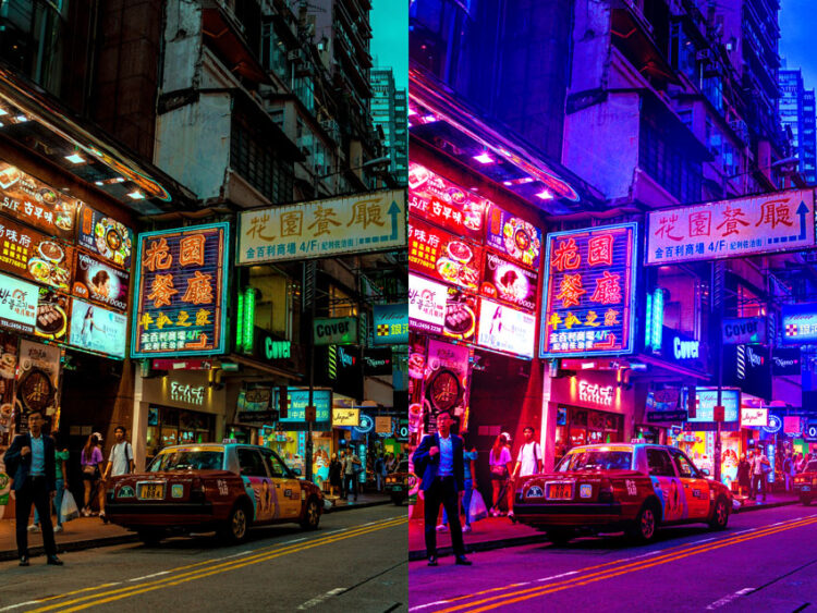 Create a Trendy Cyberpunk Effect in Photoshop - PSD Stack