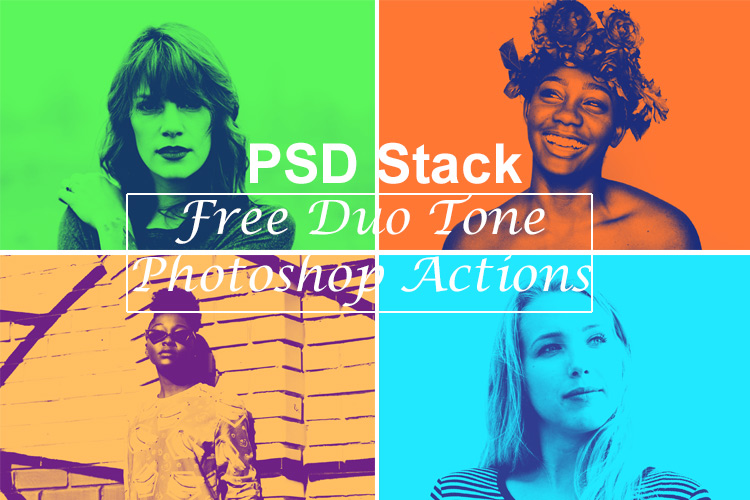 Free Duotone Photoshop Actions - PSD Stack