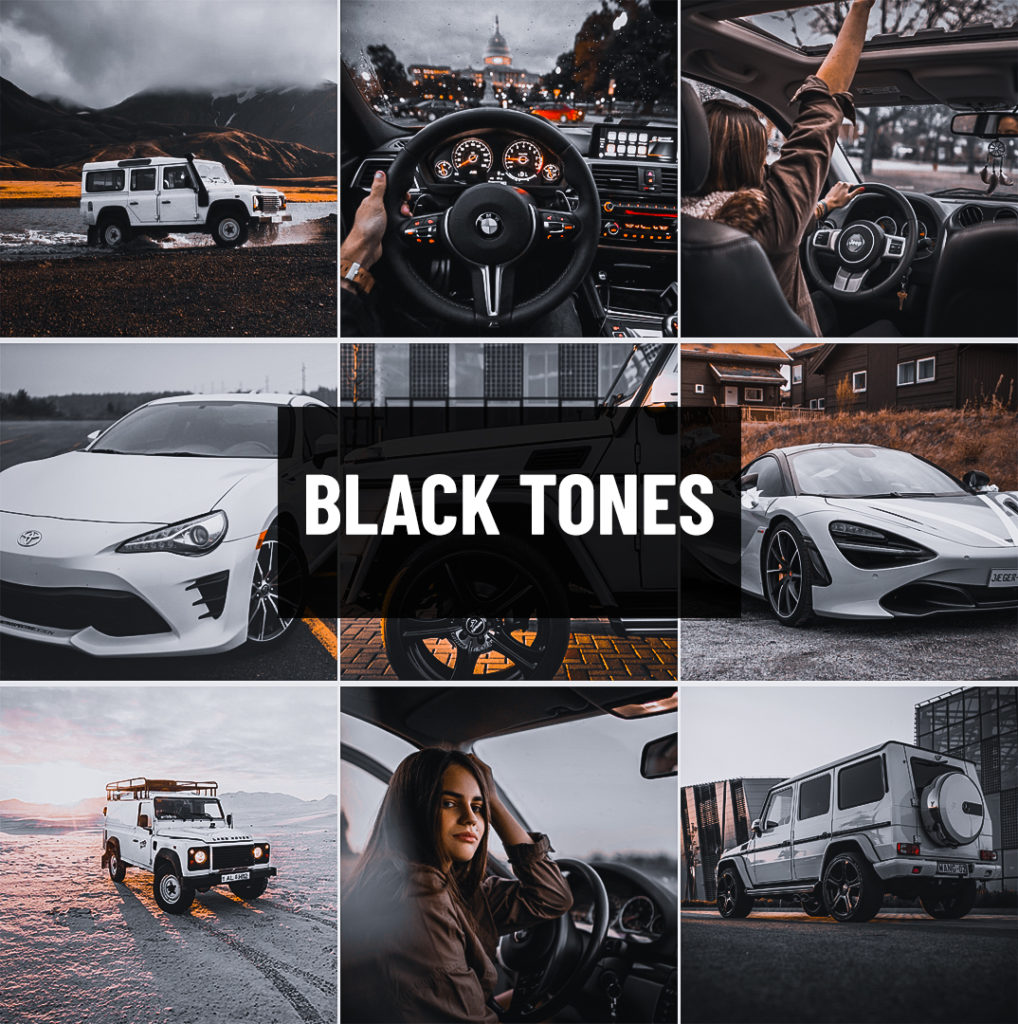 Black Tones - PSD Stack