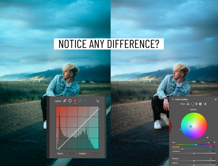 The Tone Curve vs The Color Grading in Camera Raw? - PSD Stack The Tone Curve vs The Color Grading in Camera Raw? - PSD Stack