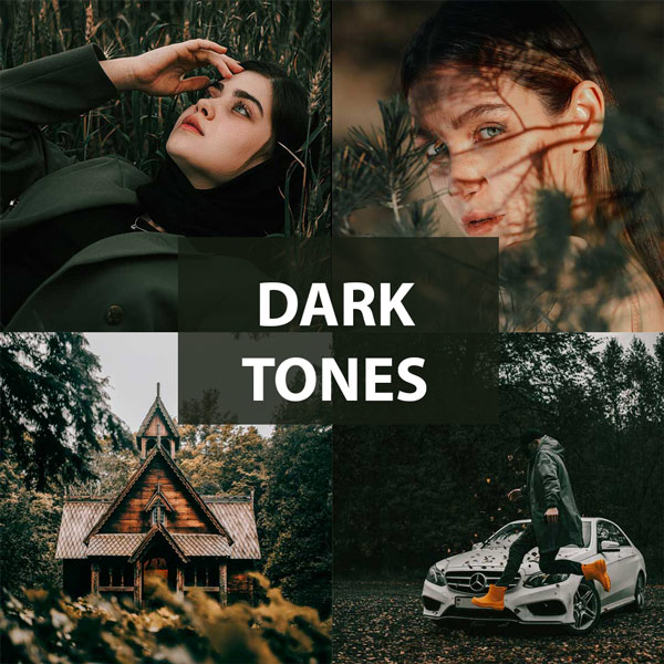 Dark Tones Lightroom Preset Desktop & Mobile - PSD Stack