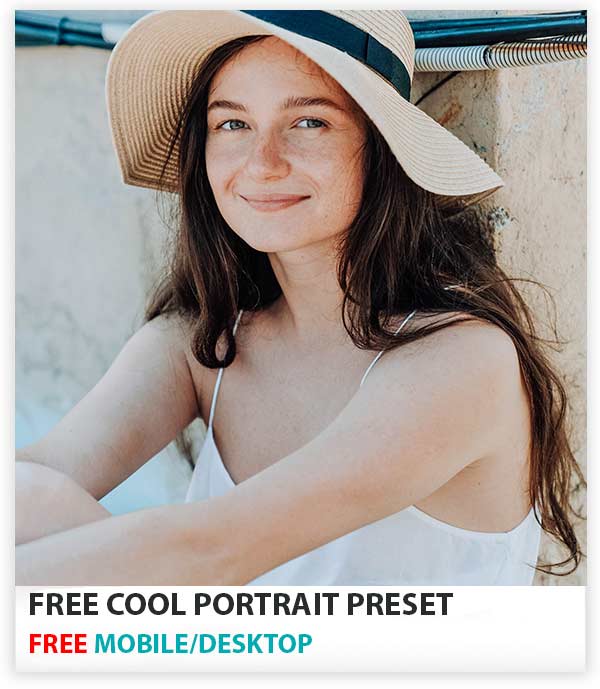 Free Cool Portrait Preset - PSD Stack