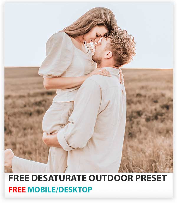 Free Desaturate Outdoor Preset - PSD Stack